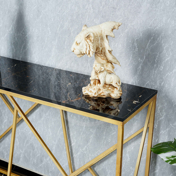 Intersecting Lines Console Table - Black – MK Furniture Factory